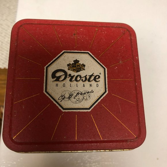 Other | Rare Vintage Drostes Bonbons Chocolade Pastillestin Can Wempty ...